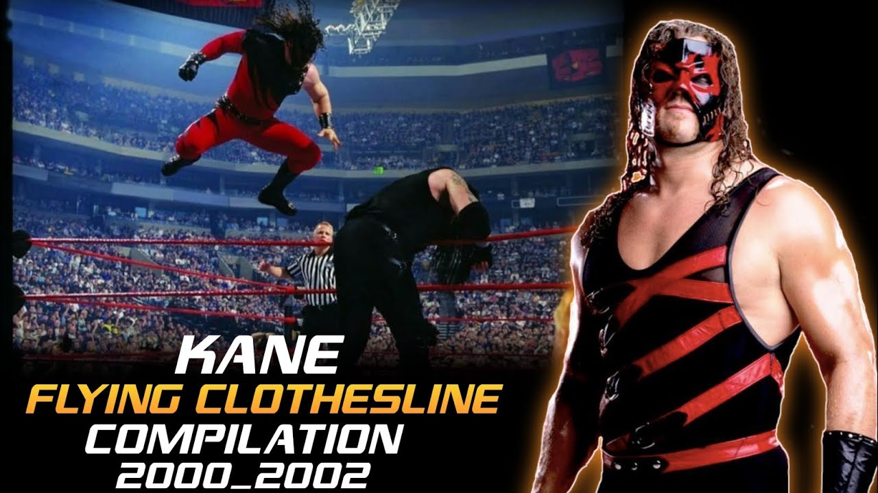 Kane Flying Clothesline Compilation 2000_2002 - YouTube