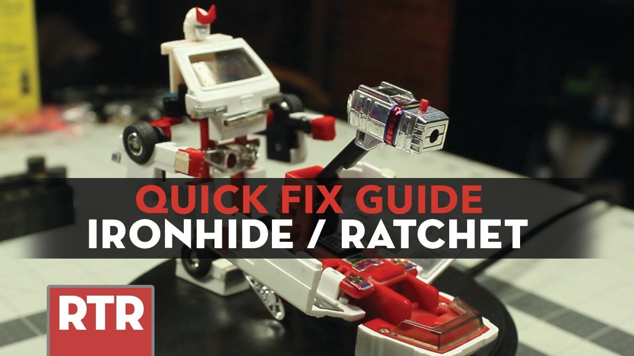 Quick Fix Guide | Transformers G1 Ironhide & Ratchet - YouTube