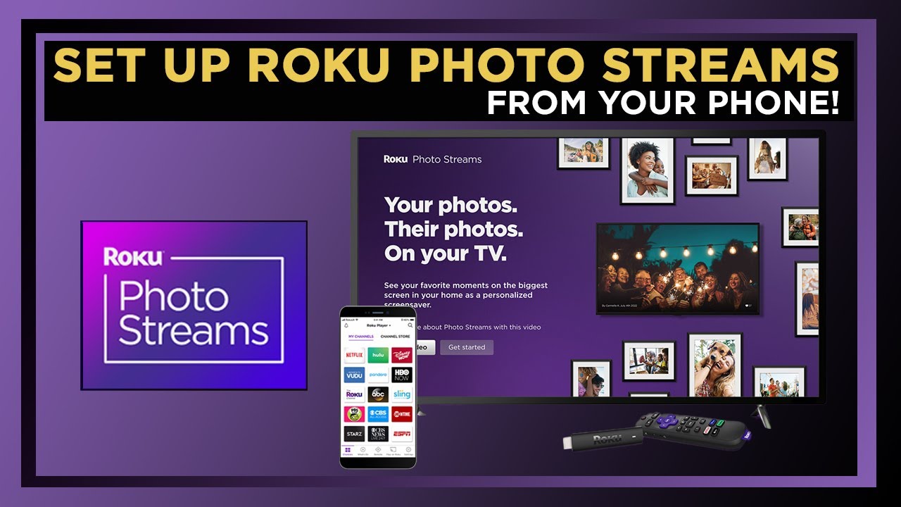Set Up your ROKU Photo Stream screensaver. Your Photos on your TV ...