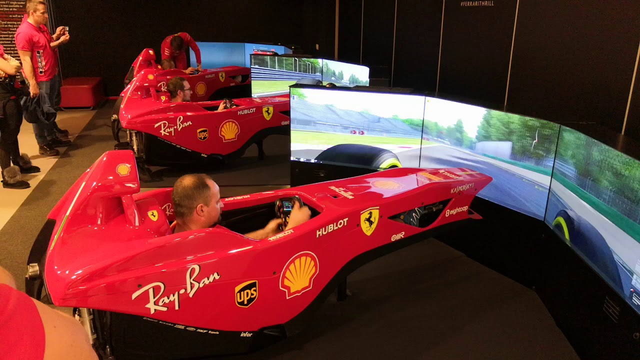 Ferrari museum Maranello F1 simulator - YouTube
