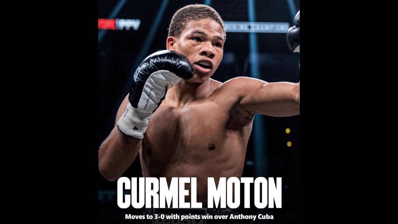 Curmel Moton wins his 3rd pro fight vs Anthony Cuba! - YouTube