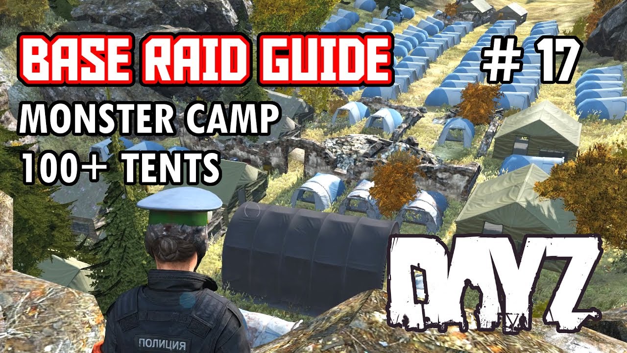 Black Lake Monster Camp - 100+ Tents!!! Biggest Camp DayZ SA - Base ...