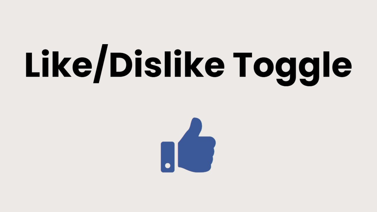Javascript Likedislike With Html Css Html Css Javascript Like 9632