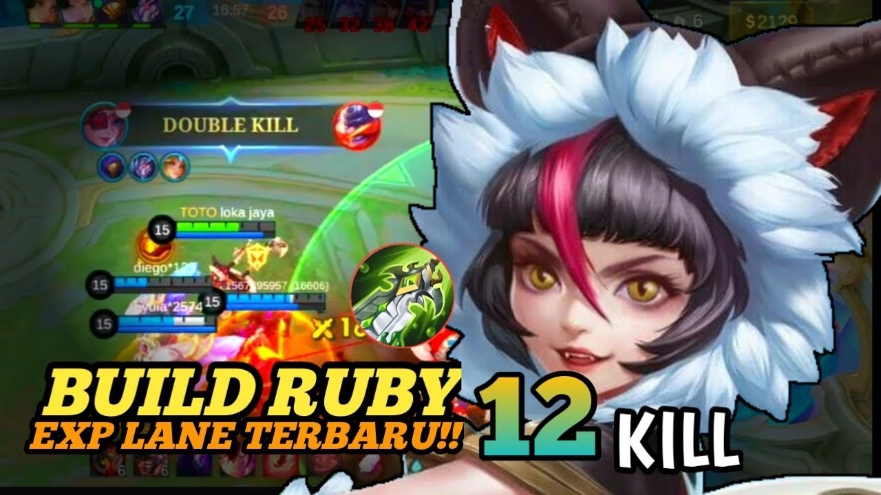 BUILD RUBY DAMAGE EXP LANE !!! AWAL SEASON BUILD JUGA BARU - Mobile ...