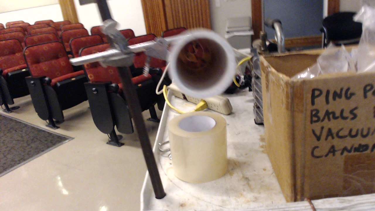 the air cannon demonstration - YouTube