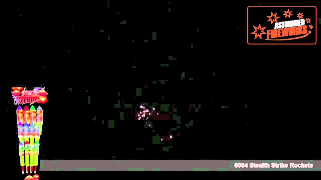 Esco Fireworks Stealth Strike - 12 Rockets @ www.astoundedfireworks.com ...