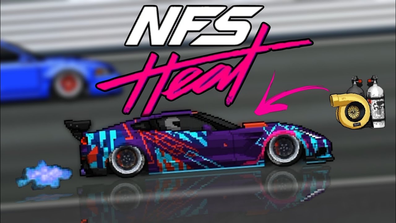 3700HP need for speed heat Corvette C7 in pixel car racer | 6.2 seconds ...