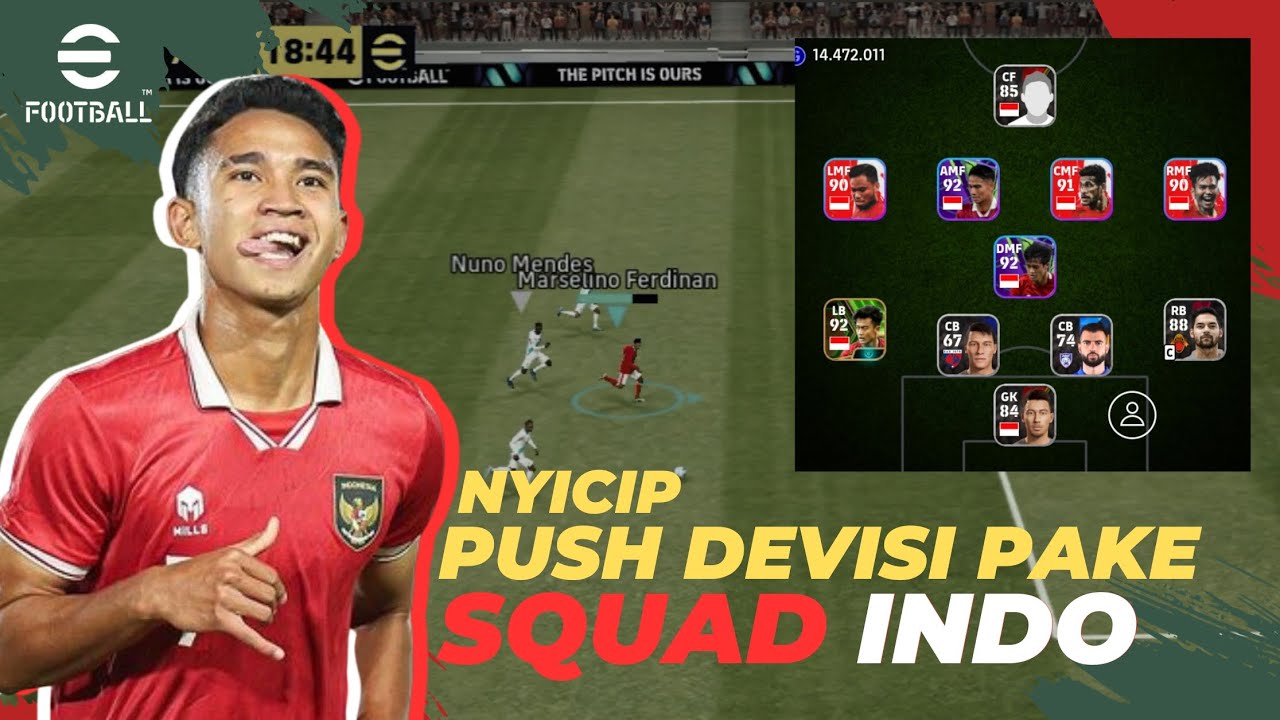 NYOBAIN PUSH DEVISI PAKE SQUAD TIMNAS (tapi ada son hehe) - YouTube