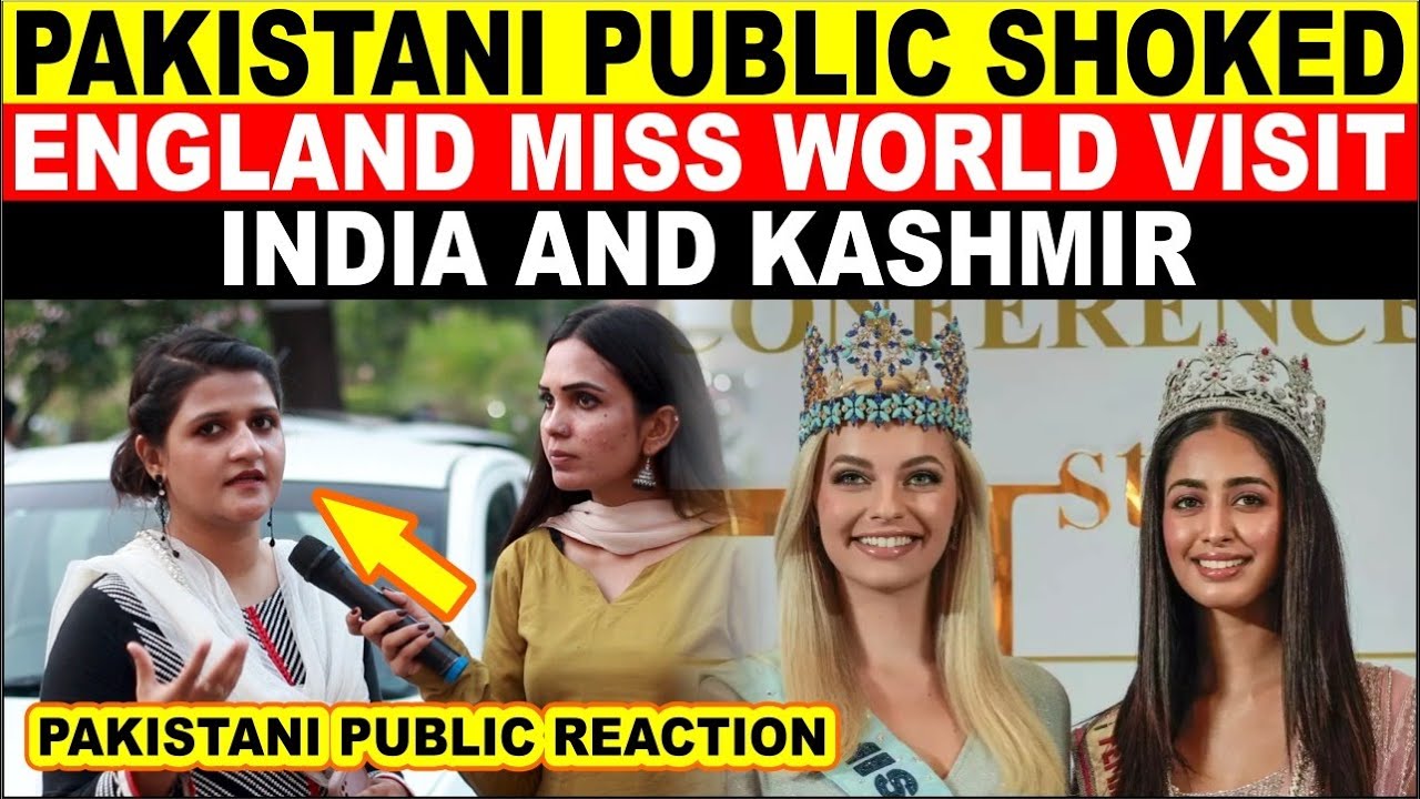 Miss World Karolina Bielawska Visits Kashmir l Pak public Shocked on ...