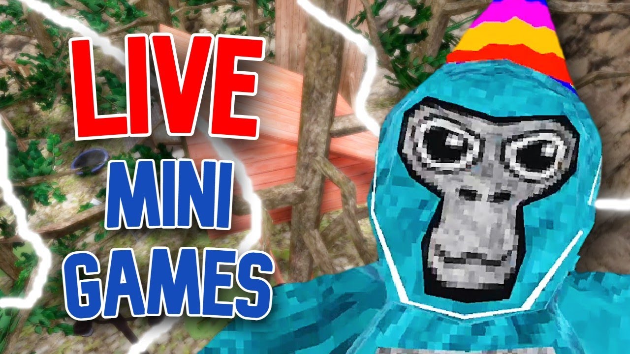 Gorilla Tag LIVE Minigames!! - YouTube