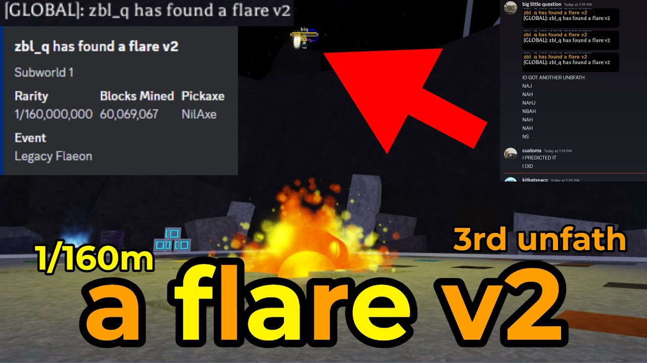A FLARE V2 FOUND. 3RD UNFATH (1/160,000,000) [REx:R] - YouTube