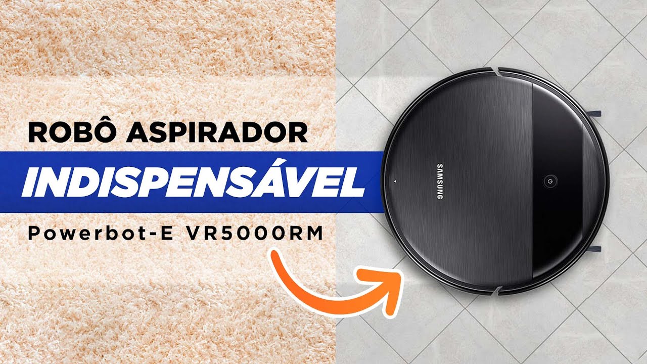 ROBÔ ASPIRADOR INDISPENSÁVEL para qualquer casa! Samsung Powerbot-E VR5000RM - YouTube