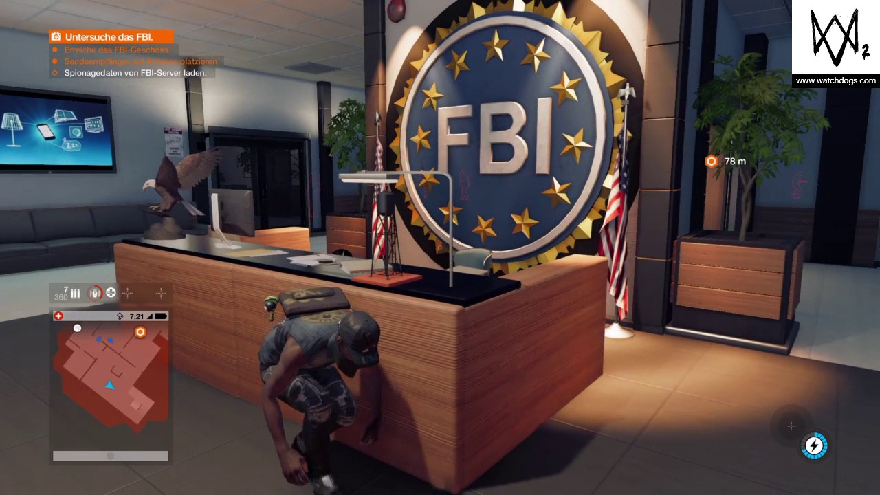WATCH DOGS 2 - Spionagedaten vom FBI Server herunterladen - YouTube