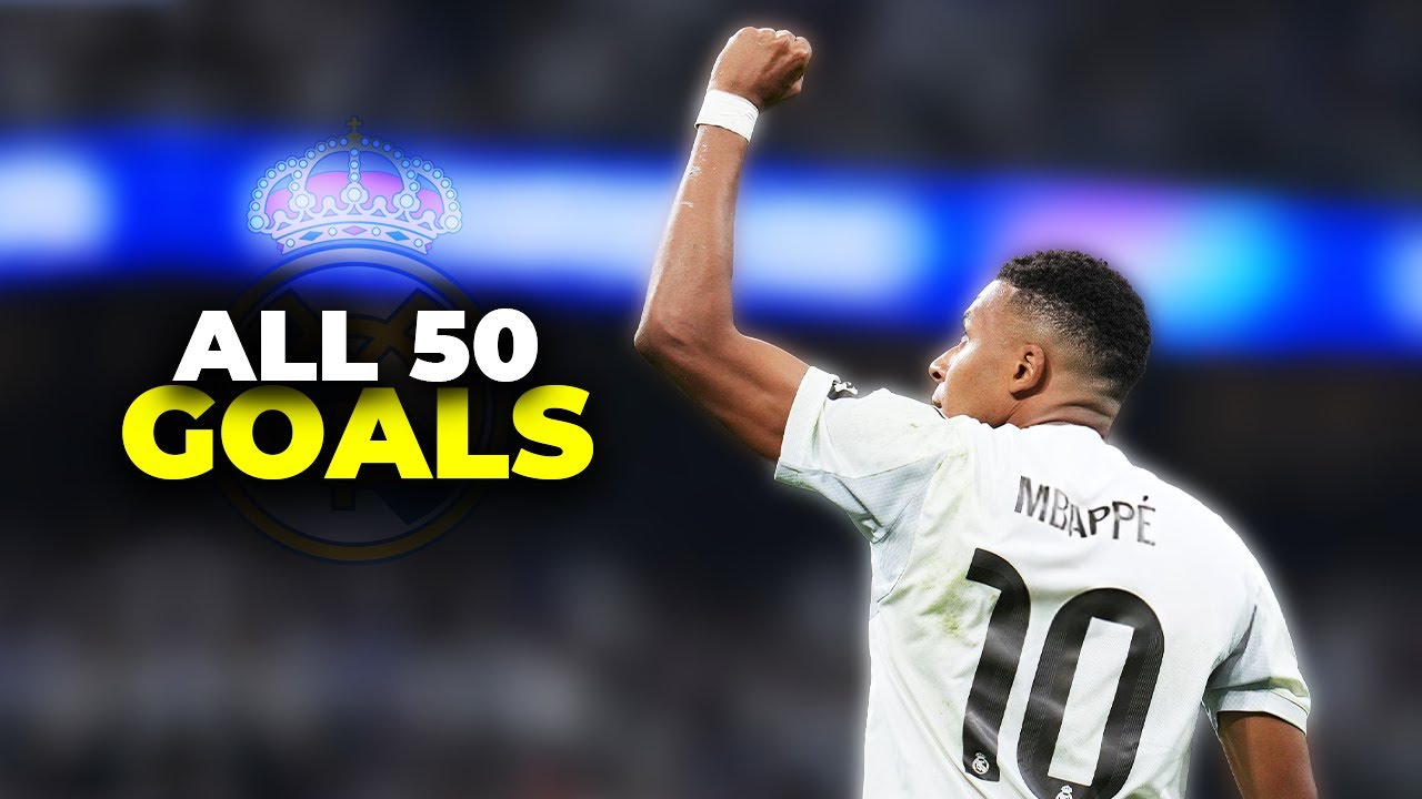 Kylian Mbappé All 50 Goals for Real Madrid - YouTube