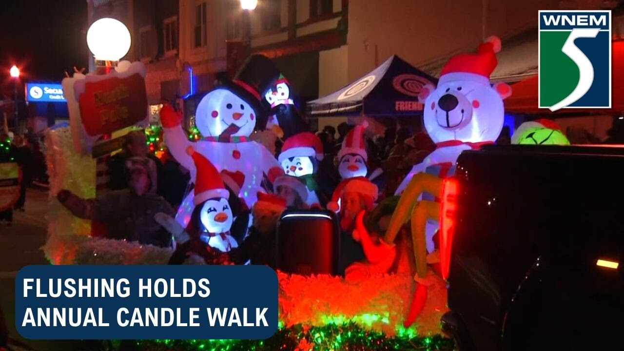 Flushing Candle Walk getting residents in holiday spirit - YouTube
