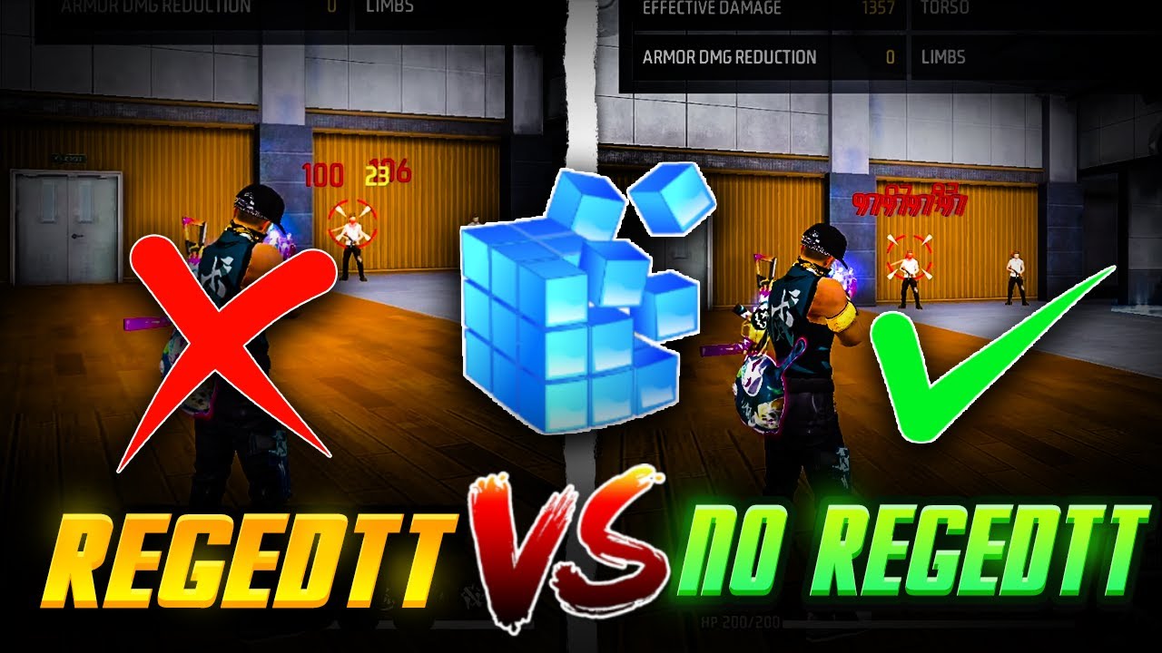 Regedit vs No Regedit in Free Fire: Try This Best Regedit setting For ...