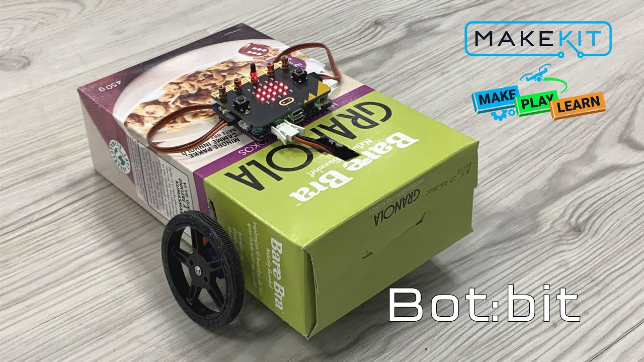 Bot:bit the DIY car - Part 1 - YouTube