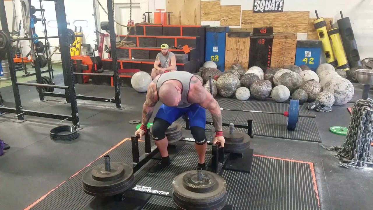 850 frame deadlift for 6 - YouTube