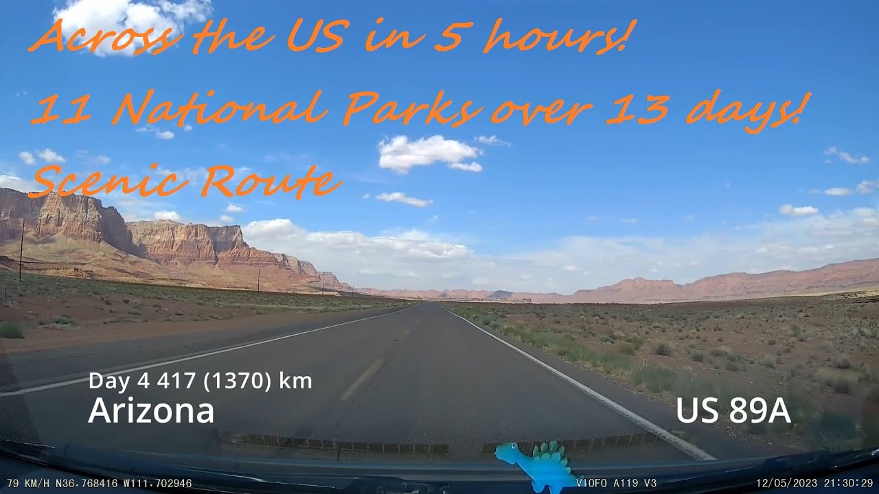 GORGEOUS AMERICA - Full Cross Country Drive from Orange County to ...