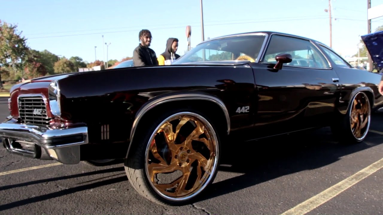 1974 Cutlass On 24 Inch Rucci - YouTube