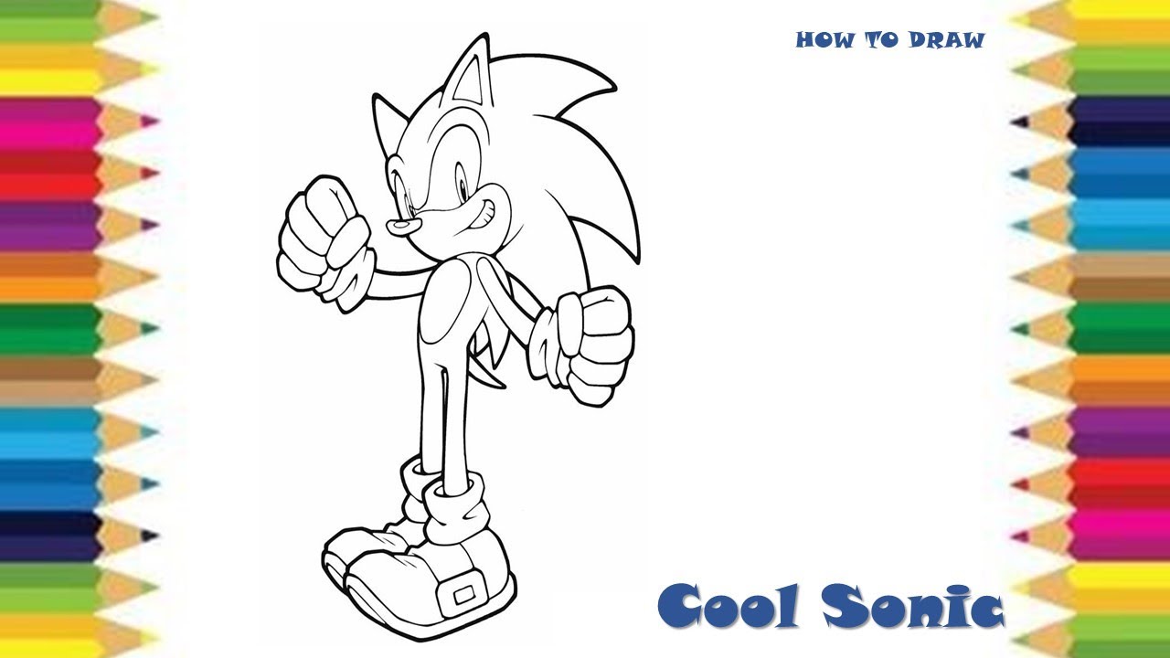 Sonic 2 the Hedgehog Coloring Pages / Coloring Book ਸ਼ੈਡੋ ਨੂੰ ਕਿਵੇਂ ...
