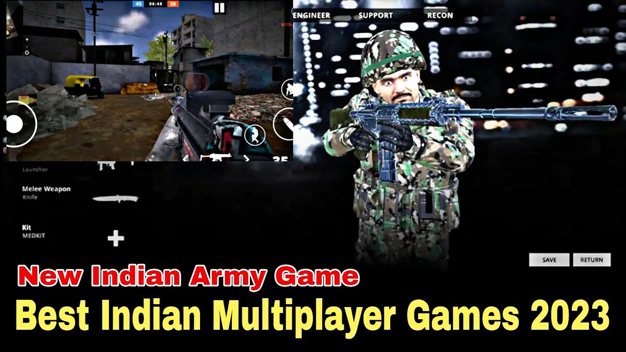 New Indian Games | Indian Army Multiplayer Game 2023 | Best Indian Army ...