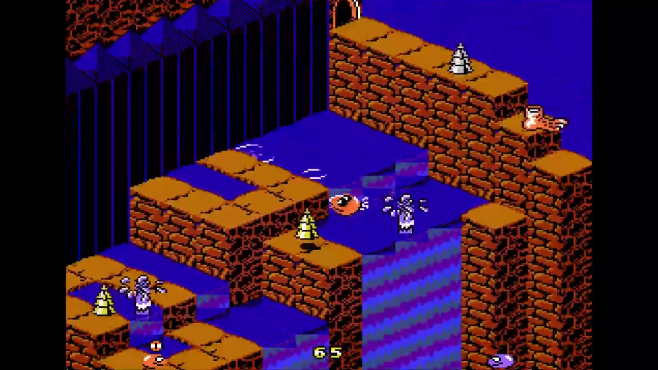 Let's Play Snake, Rattle 'n' Roll Pt.3: Maniacal Platforming Action ...