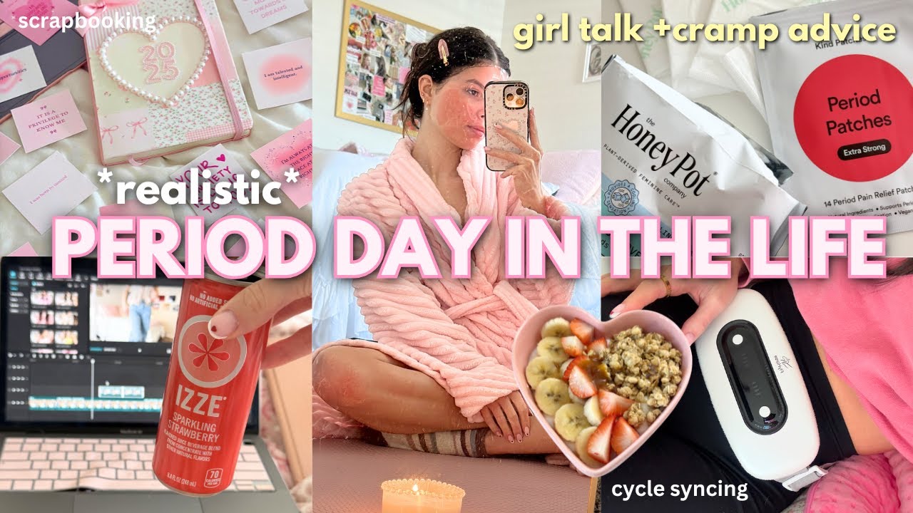 Realistic Period Day In The Life | How To Survive Your Period - YouTube