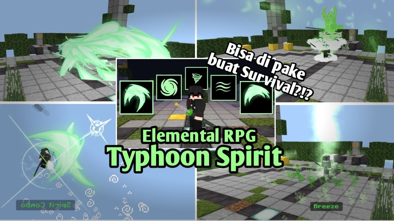 Showcase addon senjata RPG Elemental Typhoon Spirit - YouTube