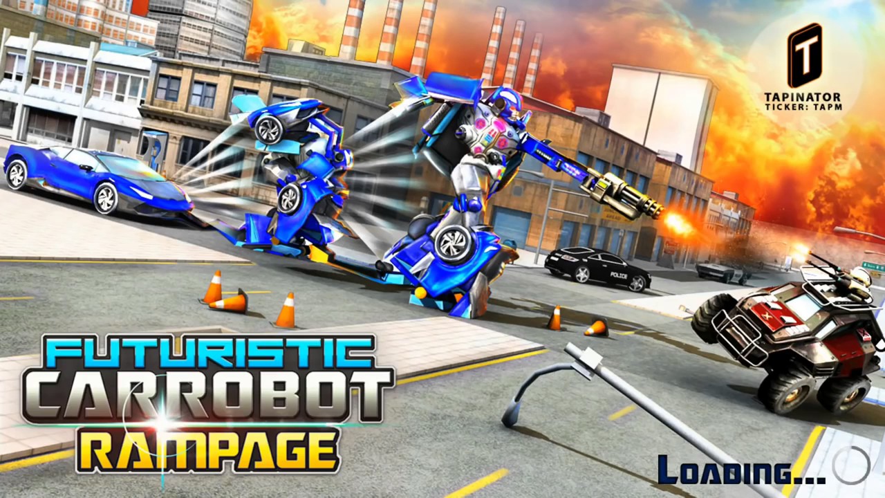 Game Box - Futuristic Car Robot Rampage - Android GamePlay - YouTube