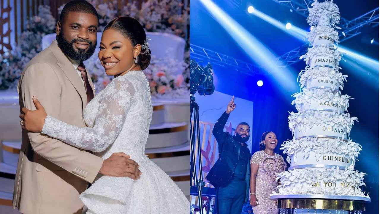 Highlight of Mercy Chinwo’s Wedding & Making of her Wedding Cake Album ...