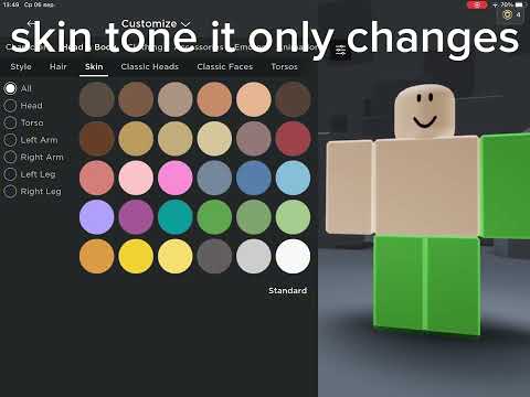 Roblox skin tone bug (pls tell me how to fix it) - YouTube