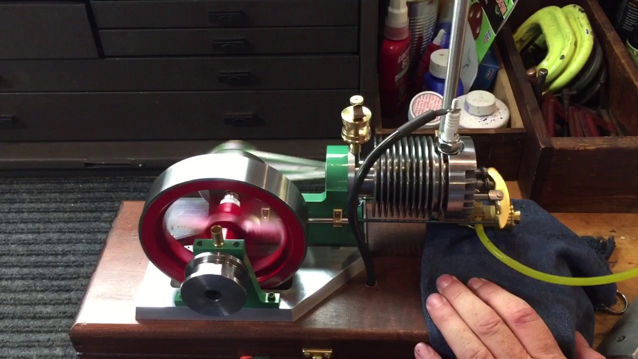 Homemade 4-stroke single cylinder engine-J.E. Howell PowerHouse Engine ...
