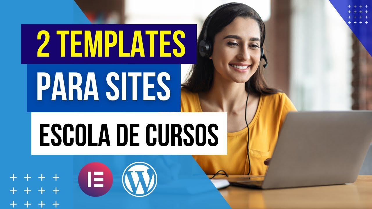 2 Templates Para Escola de Cursos | Template Elementor Escola de Cursos ...