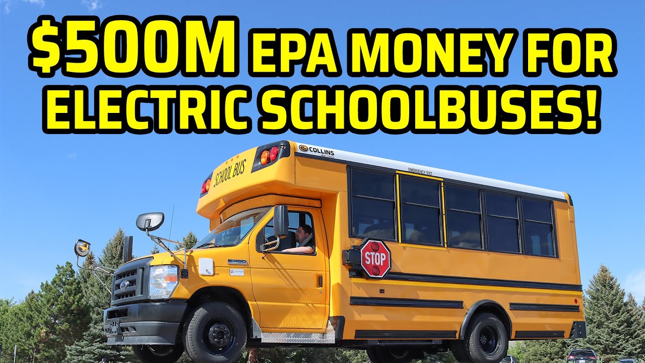 Federal money for electric school buses - how to apply for it! - YouTube