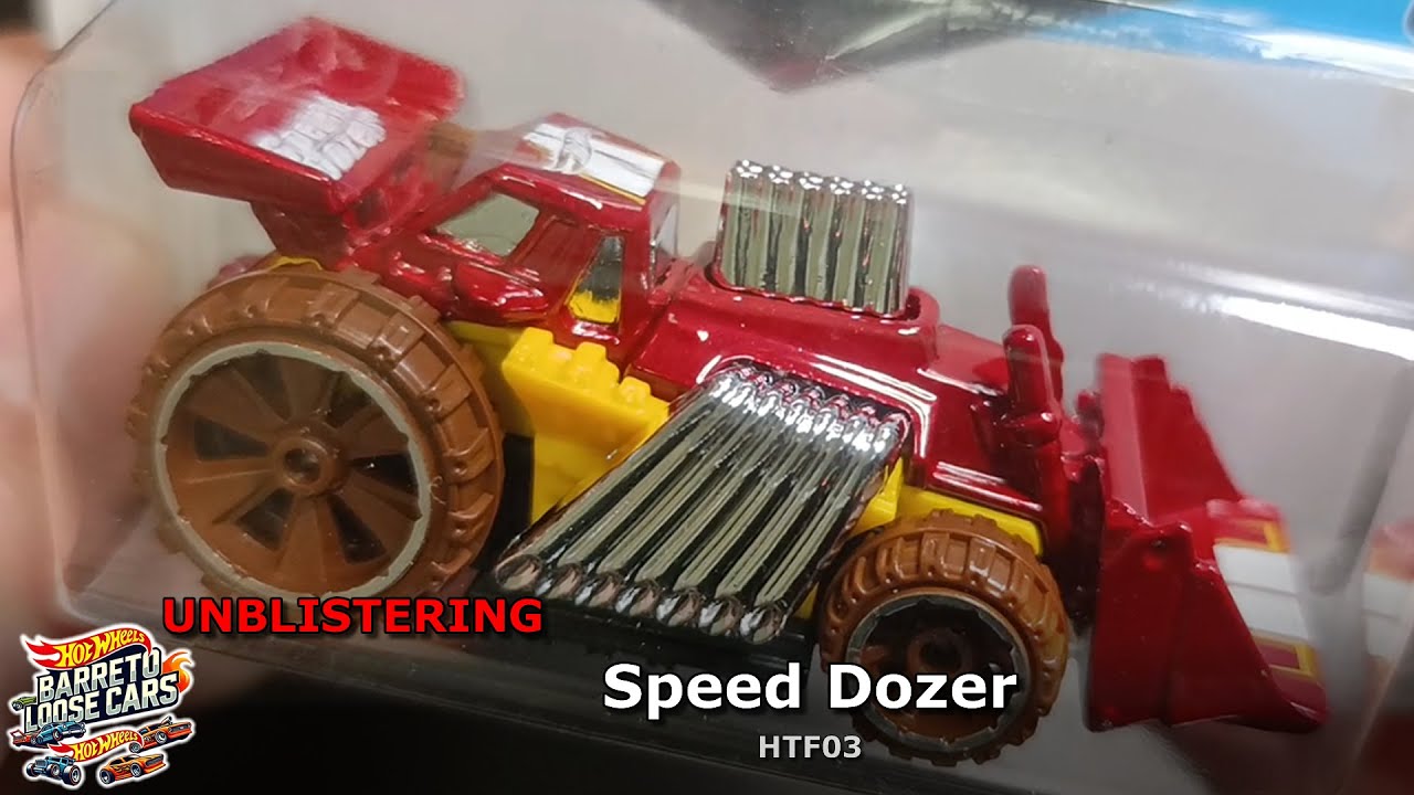 Speed Dozer - HTF03 | Hot Wheels | 1/64 | Loose - YouTube