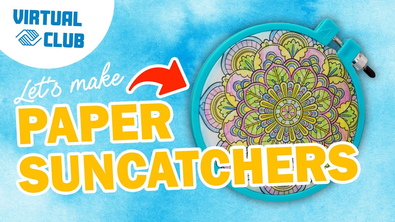 Summer Project: Make A Paper Suncatcher - YouTube