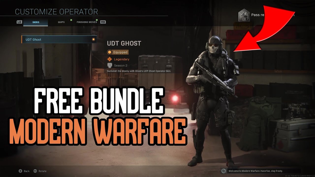 UDT Ghost Skin & Bundle FREE | NO GLITCHES | CALL OF DUTY MODERN ...