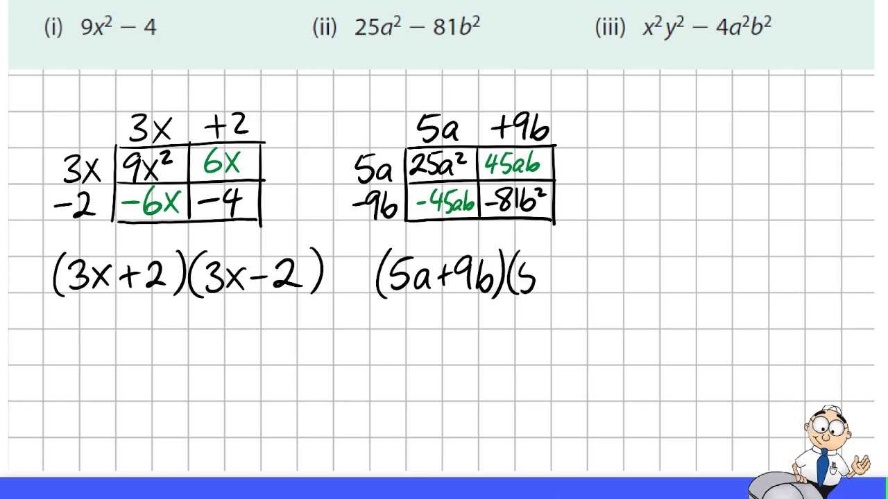 Factorising DOTS - YouTube