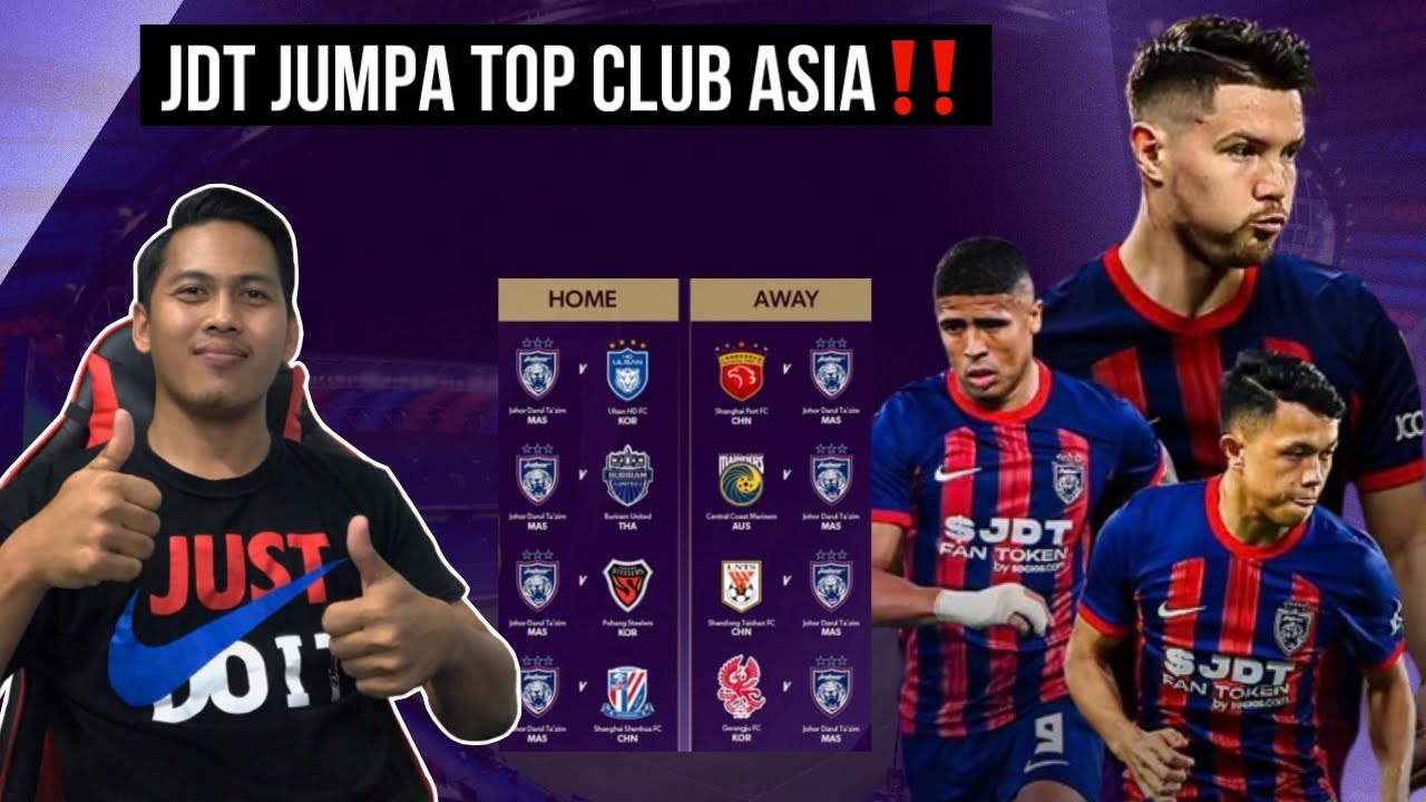 ACL ELITE JDT JUMPA TOP CLUB ASIA !! WELCOME KPG !! JODOH JDT & ULSAN KUAT GILA LAH !! - YouTube