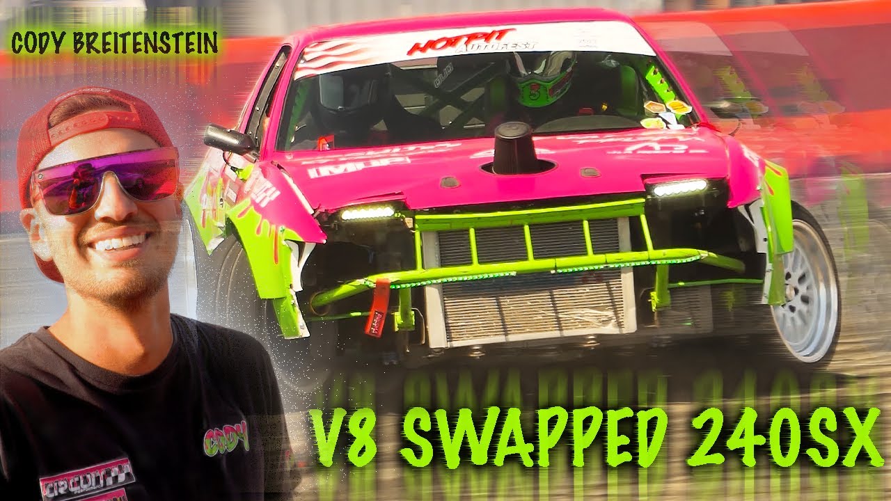 V8 SWAPPED 240SX ! - YouTube