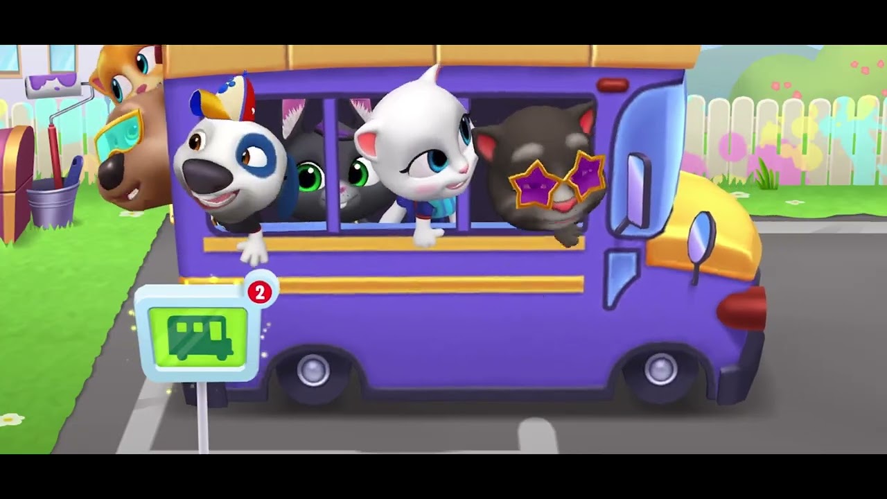 MY TALKING TOM FRIENDS NICE FUN | Cate Dog Rat Doll #cartoon #car # ...