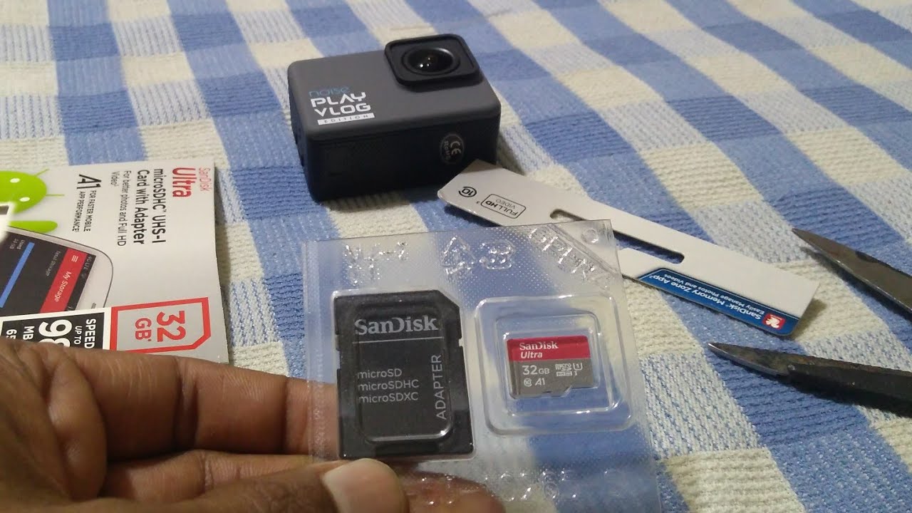 SanDisk 32GB Class 10 Micro SDHC Memory Card with Adapter - YouTube