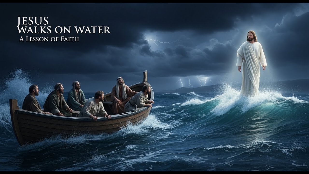 Jesus Walks On Water Powerpoint