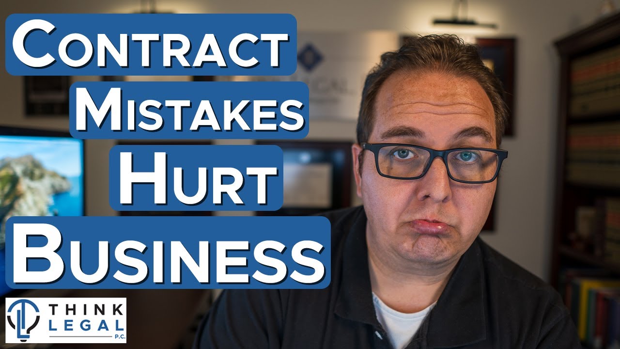 Contract Mistakes That Are Hurting Your Business Growth | Contract Law ...