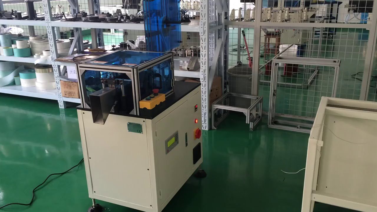 Wedge forming and cutting machine Working video - YouTube