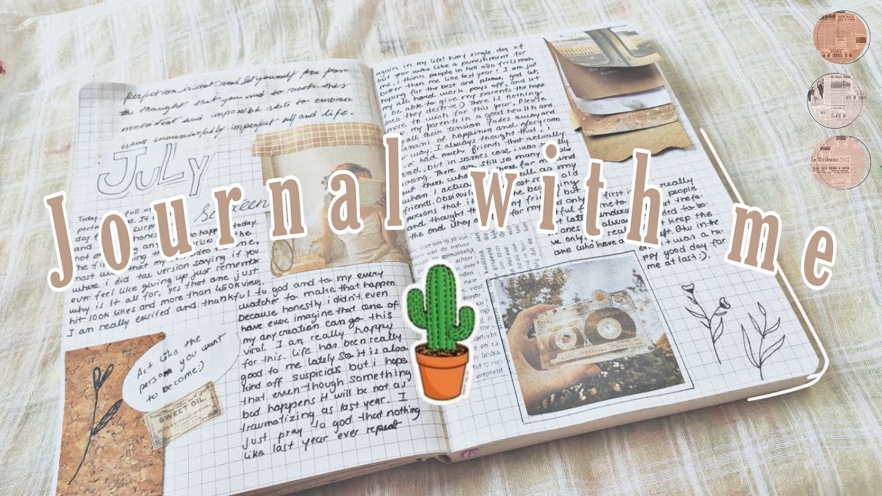 journal with me 🍓( Relaxing journal with me )🎶 - YouTube