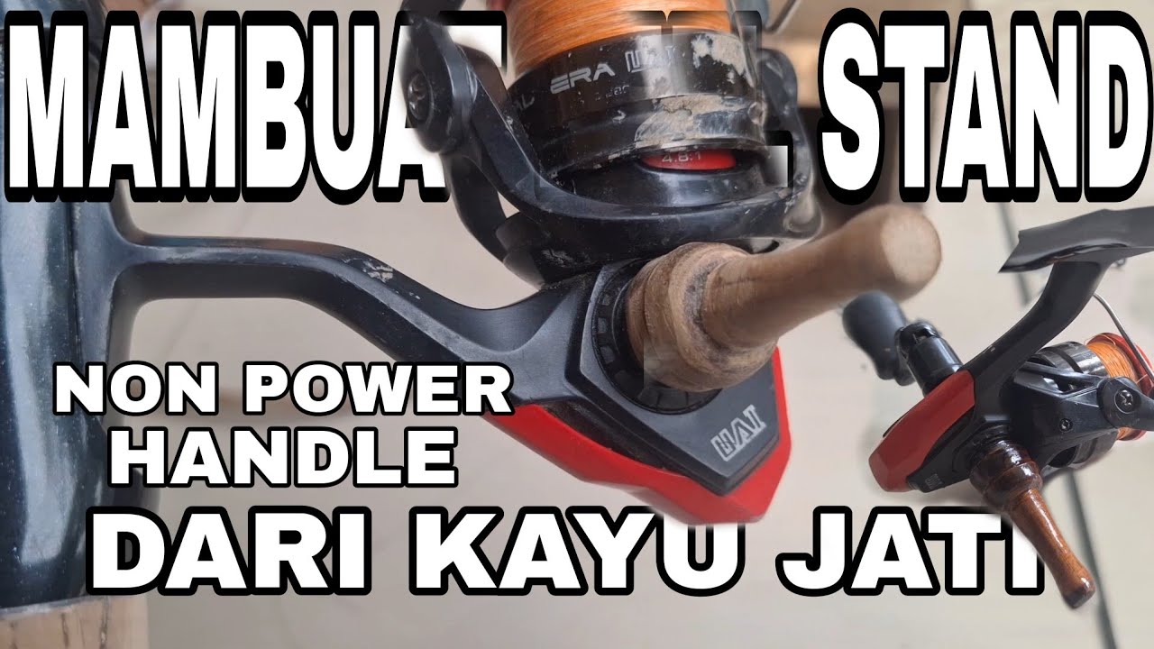 Membuat reel stand dari kayu jati |Reel stand okuma altera Reel stand ...