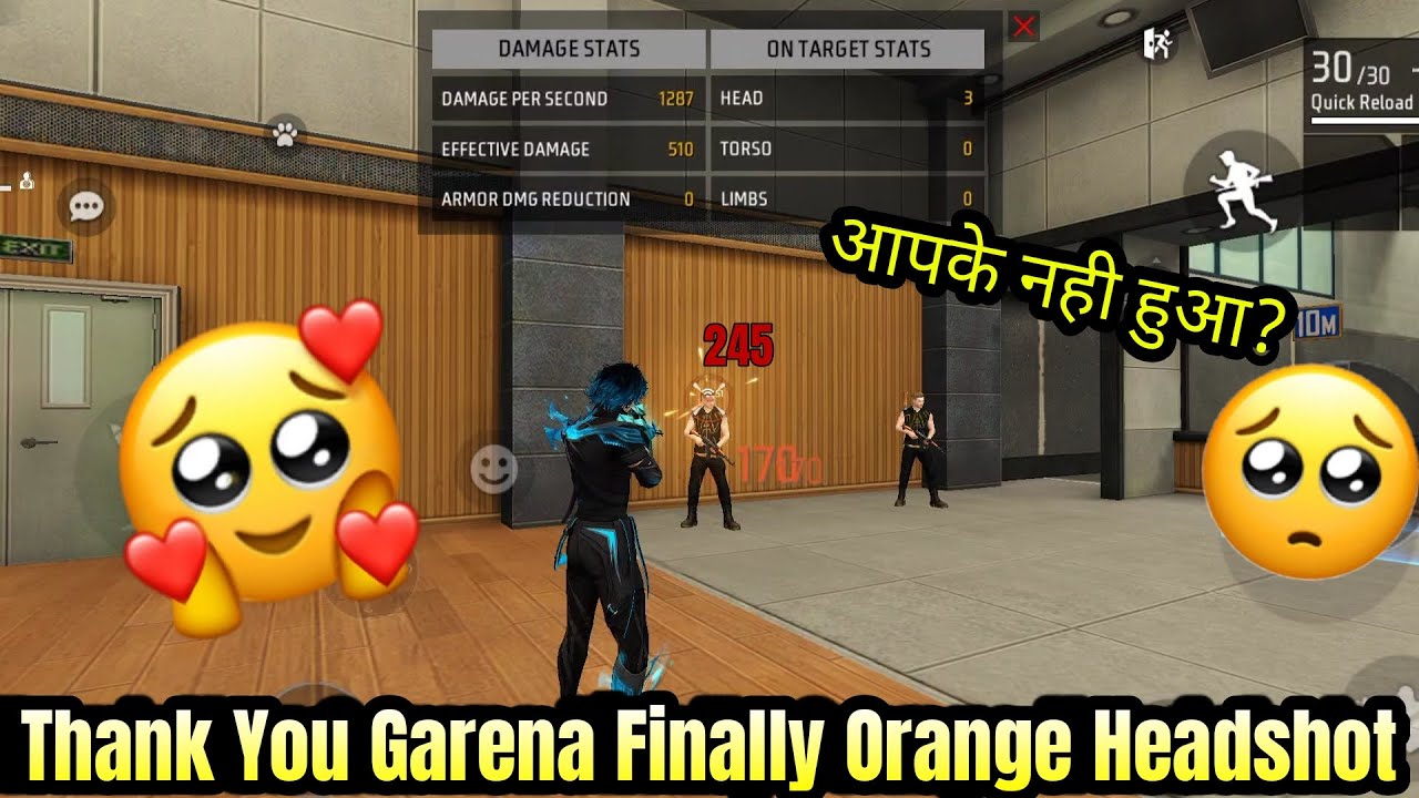 Free Fire Orange Damage Kaise Kare | Free Fire Orange Damege | Free ...