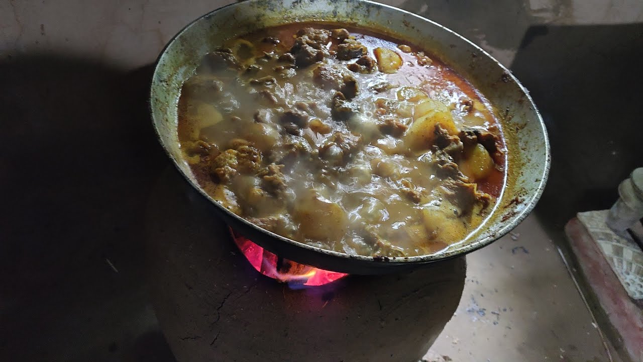 Deshi chicken kossa ️ #village food #villagelife #foodie # ...